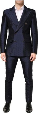 Dolce & Gabbana Homme, Costumes, Bleu, Taille: M Sicilia 2 Piece Suit