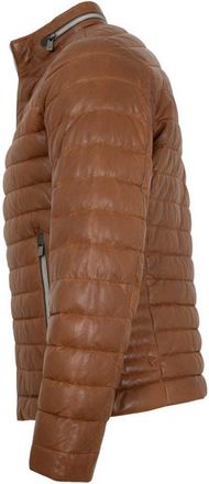 Milestone Lederjacke MSCortino Milestone - Herren Lederjacke Steppjacke Lammnappa cognac