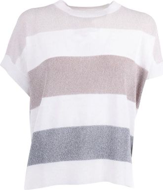 PESERICO Femme, Pulls, Multicolore, Taille: 40 FR Maglia