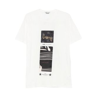 Daniele Alessandrini Logo T-Shirt - - Tops - Herren - Wei&szlig; - 2XL