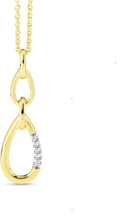 Orolino Halskette Gold 585 mit 5 nat&uuml;rlichen Brillanten zus. 0,025ct