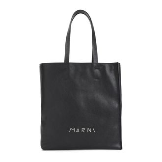 Marni Weiche Neue Gro&szlig;e Museo Tasche - - Bags - Damen - Schwarzk - ONE SIZE