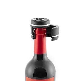 InnovaGoods Serrure Bouchon pour Bouteilles de Vin Botlock InnovaGoods, &Oslash;28mm Max, Noir