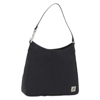 Fendi Sac bandouli&egrave;re Zucchino en toile Pre-owned - Femme - Pre-owned - Noir - Taille: ONE Size