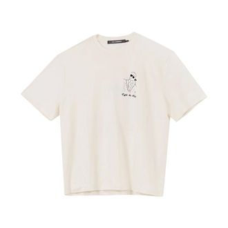 Karl Lagerfeld KL x JP oversized T-shirt - - Tops - Damen - Wei&szlig; - M