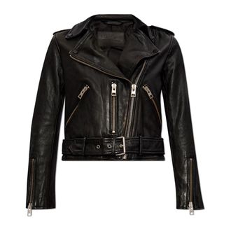 AllSaints Femme, Vestes, Noir, Taille: 34 FR Balfern Biker Jacket