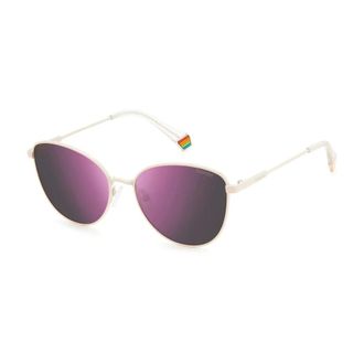 Polaroid Femme, Accessoires, Jaune, Taille: ONE Size Lunettes de soleil en acier inoxydable