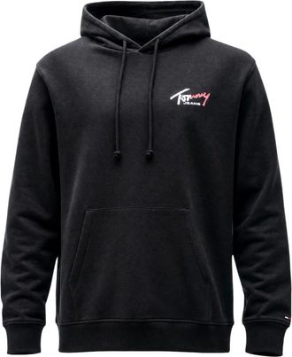 Tommy Jeans Homme, Sweatshirts et sweats &agrave; capuche, Noir, Taille: XS TJM Reg Entry Sign Sweat &agrave; capuche