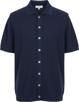 Daniele Fiesoli Homme, Chemises, Bleu, Taille: L 2026/01 3001 Short Sleeve Shirt