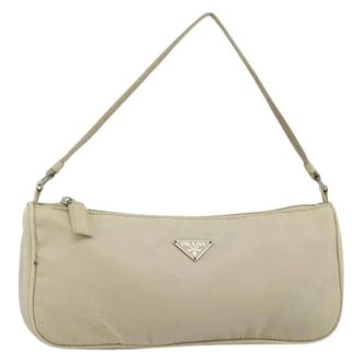 Prada Pre-owned Nylon Accessory Pouch - - Pre-owned - Damen - Beige - ONE SIZE