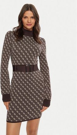 Guess Strickkleid Lise W4BK43 Z37K0 Braun Regular Fit