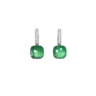 POMELLATO Femme, Accessoires, Vert, Taille: ONE Size Nudo Classic Earrings