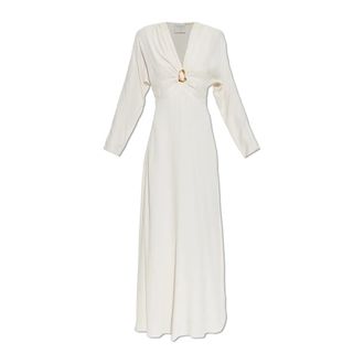 Forte_Forte Robe Manches Longues - Femme - Robes - Beige - Taille: 38 FR