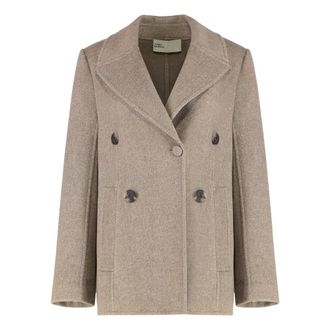 Tory Burch Wide Twill Jacket - - Jackets - Damen - Beige - M