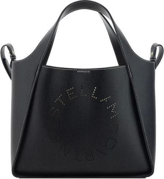 Stella McCartney Femme, Sacs, Noir, Taille: ONE Size Sac &agrave; main en polyamide avec plusieurs compartiments et bandouli&egrave;re r&eacute;glable
