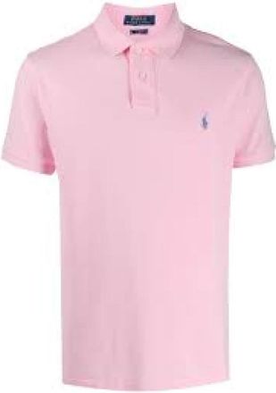 Polo Ralph Lauren Homme, Tops, Rose, Taille: 2XL Polo Carmel Rose avec Logo