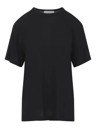 STUDIO NICHOLSON t-shirt &agrave; col rond - Noir