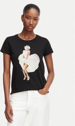 Guess T-Shirt W6YI66 K6715 Schwarz Regular Fit
