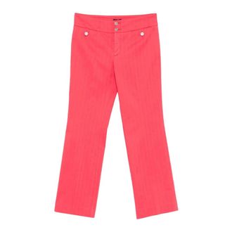 Etro Baumwoll-Elastan-Hose - - Trousers - Damen - Rot - M