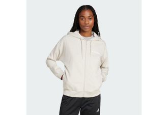 adidas Hoodie ESSENTIALS LINEAR FRENCH TERRY KAPUZENJACKE (1-tlg)