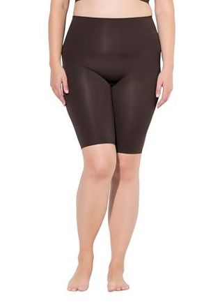 Ulla Popken Shaping-Hose, Nahtlos, Knielang Culotte Gainante, Noir, 50-52 Femmes