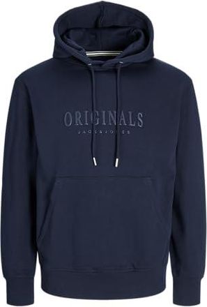 Jack & Jones Jorfrederiksberg Sweat à Capuche Sn Sweatshirt, Sky Captain, M Homme