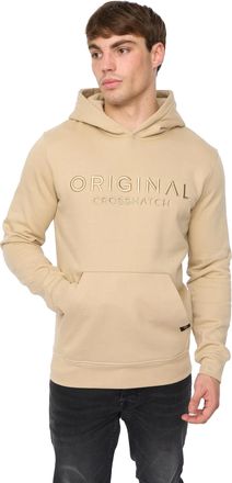 Crosshatch Haromere Kapuzenpullover f&uuml;r Herren (Steinfarben)