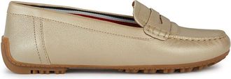 Geox Damen D KOSMOPOLIS + Grip Moccasin, LT Gold, 35 EU