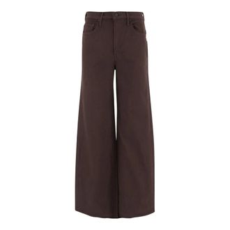 Mother Weite Stretch-Baumwolljeans - - Jeans - Damen - Braun - W29