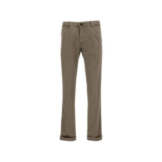 Incotex Homme, Pantalons, Brun, Taille: W33 Pantalons &agrave; revers