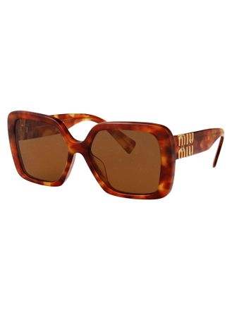 Miu Miu Womens Sunglasses 0mu 10ys Light Havana Acetate