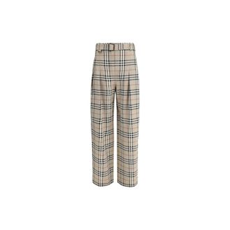 Burberry Damen, Hosen, Beige, XSGr&ouml;&szlig;e