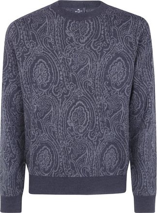 Etro Homme, Pulls, Gris, Taille: XL Pulls &agrave; col rond