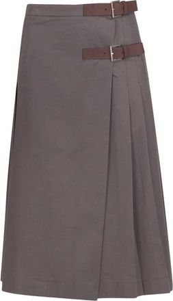 Semicouture Femme, Jupes, Brun, Taille: 42 FR Pabla Skirt
