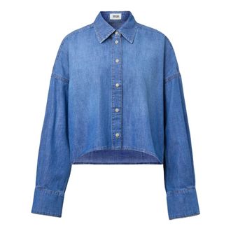 Drykorn Damen, Blusen & Hemden, Blau, MGr&ouml;&szlig;e