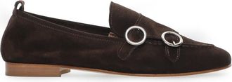 Sangiorgio Femme, Chaussures, Brun, Taille: 36 EU Mocassin &agrave; Double Boucle