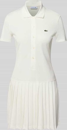 Lacoste Regular Fit Freizeitkleid aus Baumwoll-Mix