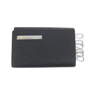 Cartier Pre-owned Santos Calf Key Case - Femme - Pre-owned - Noir - Taille: ONE Size