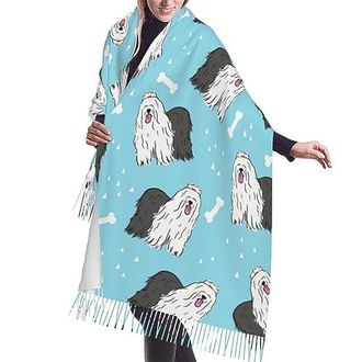 Generic Motif De Berger Anglais Ancien Femme Etole Grande Foulard Confortable Ch&acirc;le Wrap Pour Cadeau Automne Mariage Hiver