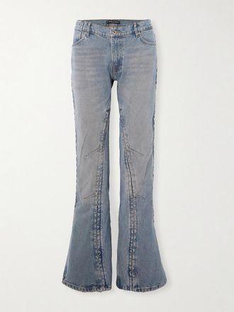 Y / Project Jean Droit Taille Basse Convertible - Bleu