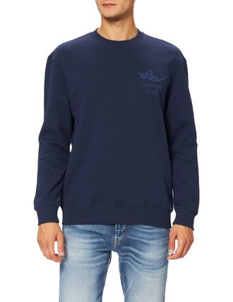 Lee Mens Rider Graphic Sweatshirt, Navy, S