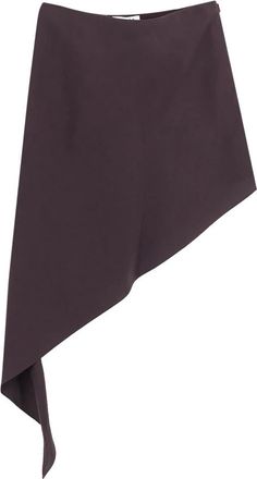 Alaia Femme, Jupes, Violet, Taille: 36 FR Poplin Pointed Skirt