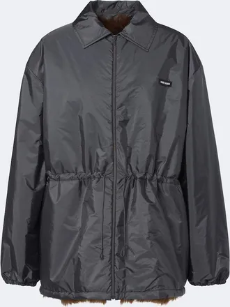 Miu Miu Veste blouson &agrave; logo