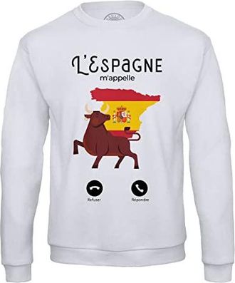 Fabulous Sweat Shirt Homme LEspagne mappelle Drapeau Taureau Corrida