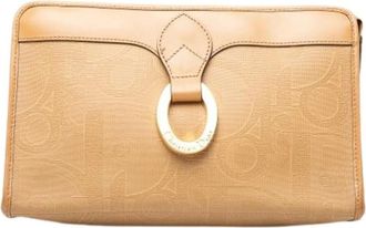 Dior Pochette Vintage en Toile Pre-owned - Femme - Pre-owned - Brun - Taille: ONE Size