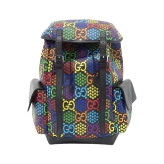 Gucci unisex, Pre-owned, Multicolore, Taille: ONE Size Sac &agrave; dos GG Supreme Vintage Pre-owned