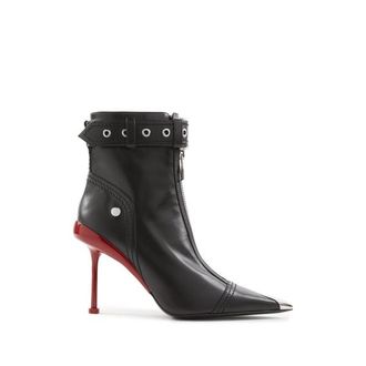 Alexander McQueen Bottines &agrave; talon en cuir