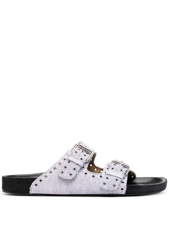 Isabel Marant Sandalen mit Schnallen - Violett