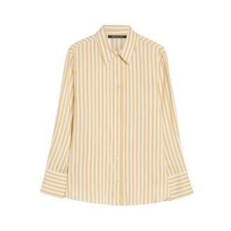 Pennyblack Gestreiftes Viskose-Twill-Hemd - - Blouses & Shirts - Damen - Gelb - L
