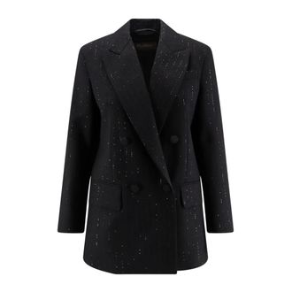 Max Mara Appia Blazer - - Jackets - Damen - Schwarzk - XS